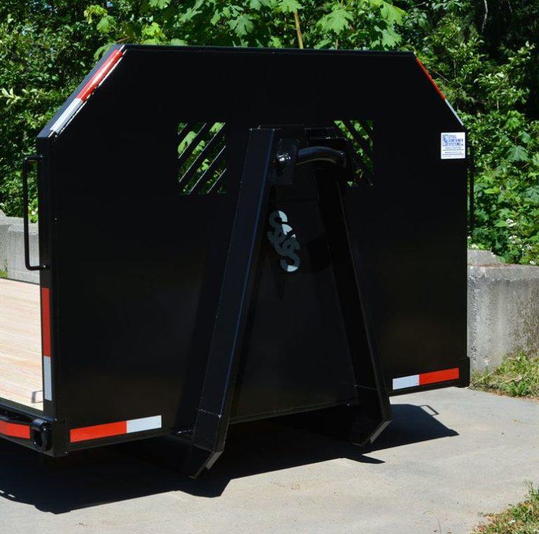Flat Deck Roll Off Container | SCS Manufacturing Inc.