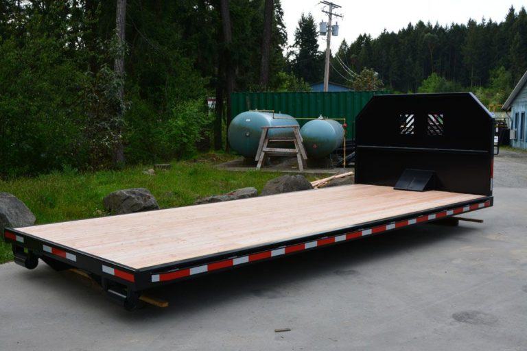Flat Deck Roll Off Container | SCS Manufacturing Inc.