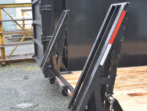 Flat Deck Roll Off Container | SCS Manufacturing Inc.