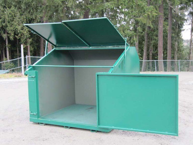 Swing Side Front Load Container | SCS Manufacturing Inc.