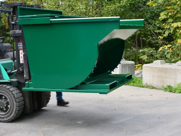 Self Dumping Hopper | Steel Container Systems Inc.