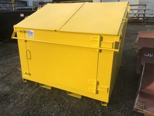 Swing Front Door Front Load Container - SCS Manufacturing Inc.
