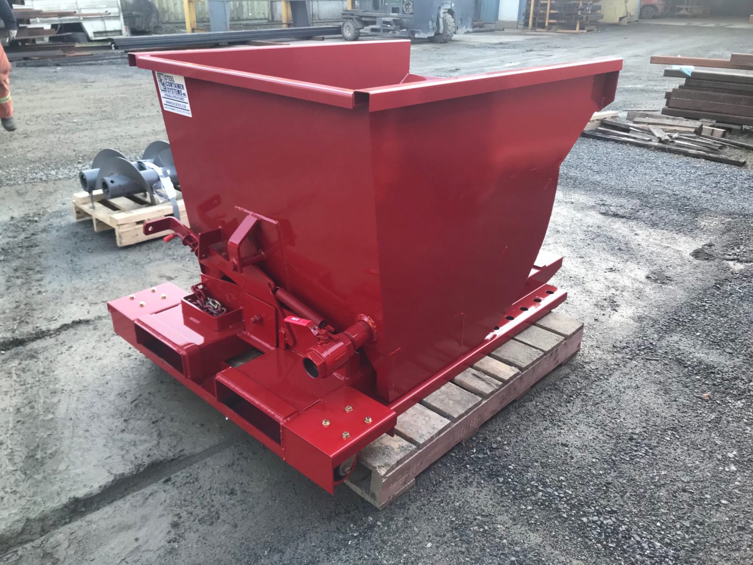 Custom Self Dumping Hoppers - SCS Manufacturing Inc.